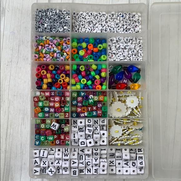 rave | Office | Lot Of Assorted Craft Bracelet Beads | Poshmark